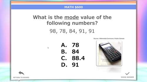 Middle School Jeopardy Trivia - MS PowerPoint Digital Resource ...