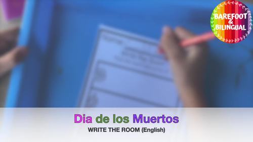 Dia de los Muertos Write the Room Bilingual BUNDLE - Spanish and ...