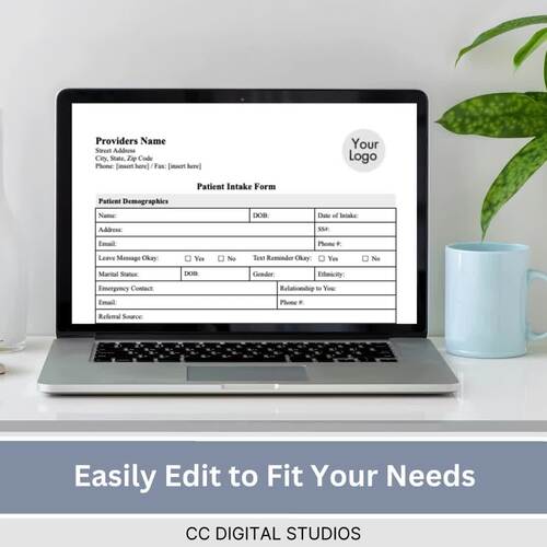 Patient Health History Template: Printable Medical Intake Form | TPT