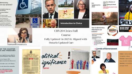 CHV2O - Grade 10 - Civics & Citizenship - Full Course by Saman Resources