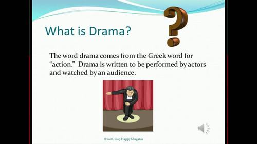 Introduction to Drama PowerPoint by HappyEdugator | TPT