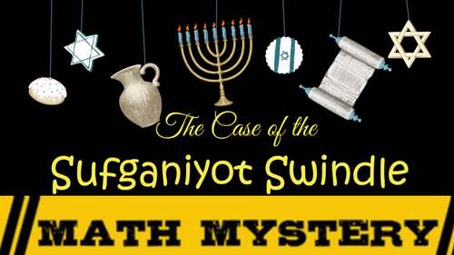 Hanukkah Math Mystery Activity - 6th Grade Edition Worksheets - Chanukah