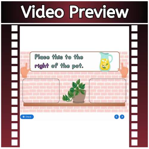 Left or Right: Drag to the Correct Position Digital Resources | TPT