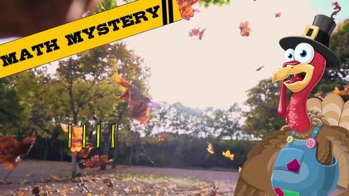 Thanksgiving Digital Math Mystery Game - CSI Escape Room Math Digital ...
