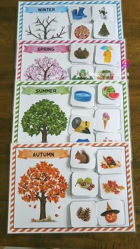 Four Seasons Sorting Activity (REAL IMAGES) by Pinay Homeschooler Shop