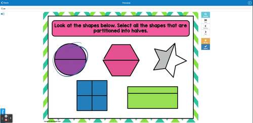Fractions Boom Card Bundle | 2nd Grade Digital Fraction Practice