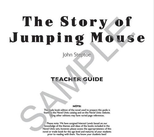 The Story of Jumping Mouse Novel Units® Teacher Guide Novel Study