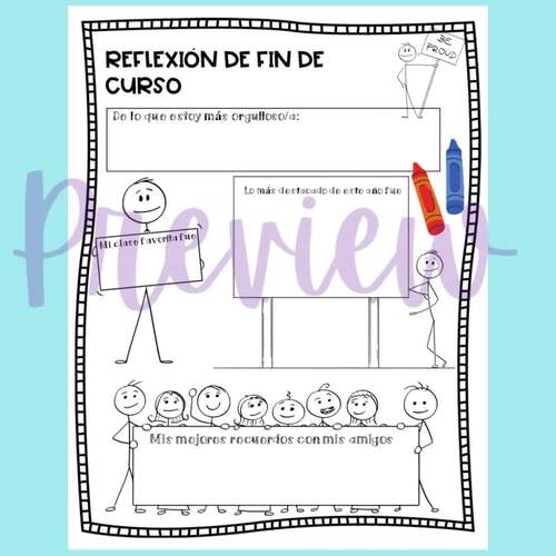 Reflexión de fin de año y actividades divertidas | TPT