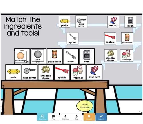 Visual Recipe BOOM Cards™ | MAKING PIZZA | Speech Therapy by Live Love ...