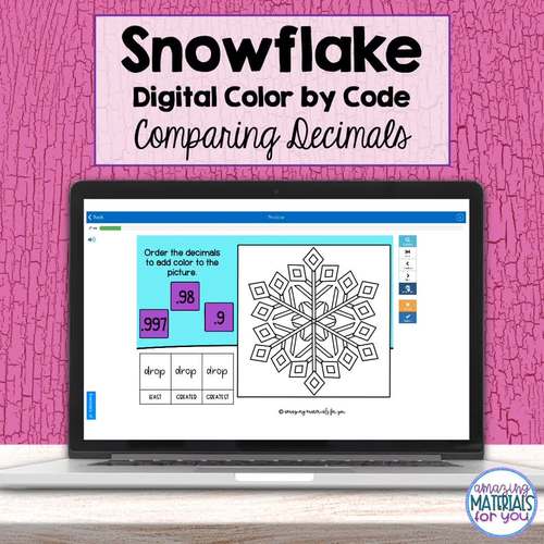 Comparing and Ordering Decimals Boom Learning℠ | Winter | TPT