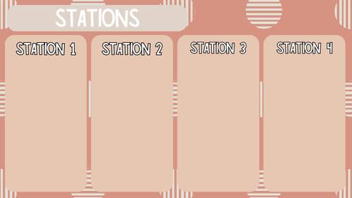 Rainbow Morning Meeting Slide Templates l Rainbow Decor l Rainbow Theme