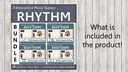 Winter Music Activities Interactive Elementary Rhythm Games ...