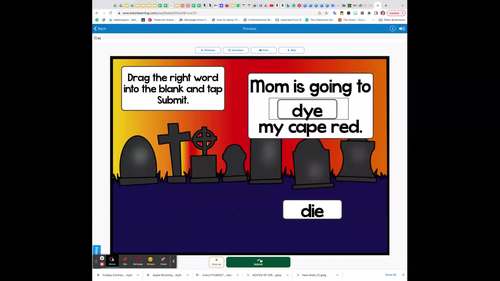 Choose a Word and Build a Haunted House BOOM Cards | TPT