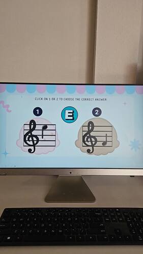 Treble Clef Space Notes Game | Interactive Elementary Music "Sweet Treats"