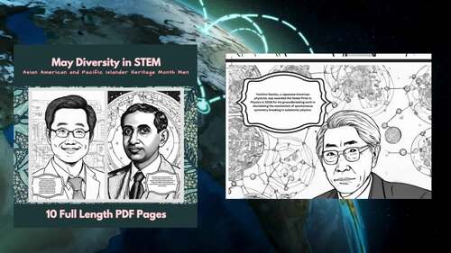 Asian Pacific American Heritage Month Men in STEM: Diversity Coloring ...