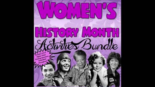 Women's History Month Interactive Notebook Activities Bundle by ...