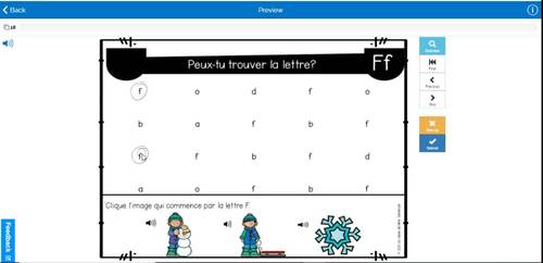 Où se trouve la lettre? French Boom Cards Winter Edition | TpT