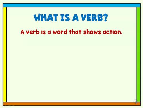 Present Tense Verbs Subject Verb Agreement PowerPoint by CarolJ Creations