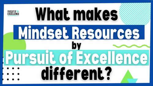 Mindset 5 Part Lesson: Develop Mindset, Grit, and Resilience Google Slides