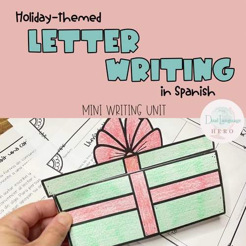 Navidad - Christmas Writing Activity in Spanish by The Dual Language Hero