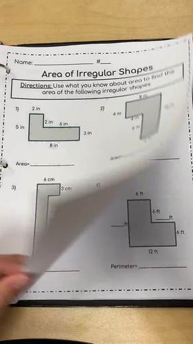 Area and Perimeter Anchor Chart, Printable Resources, and Worksheets