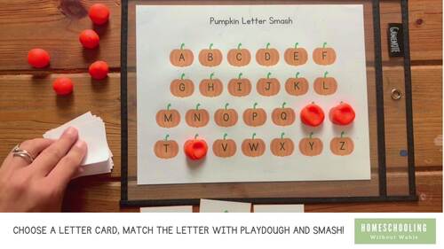 Recognizing Uppercase and Lowercase Letters with Pumpkin Letter Smash ...