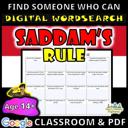 How Did Saddam Rule Iraq? | Engaging History Lesson with Digital Activities