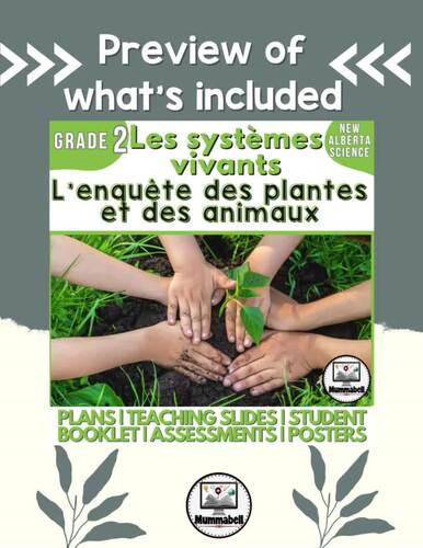 FRENCH LIVING SYSTEMS: Investigating Plants & Animals - Gr 2 New ...