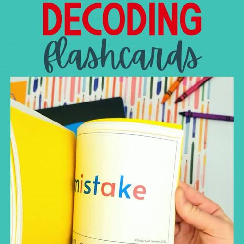 1st Grade Decoding Phonics Flashcards BUNDLE | Blending Practice ...