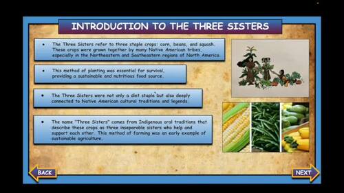 The Three Sisters Crops Powerpoint.Native American Agriculture L3 ...