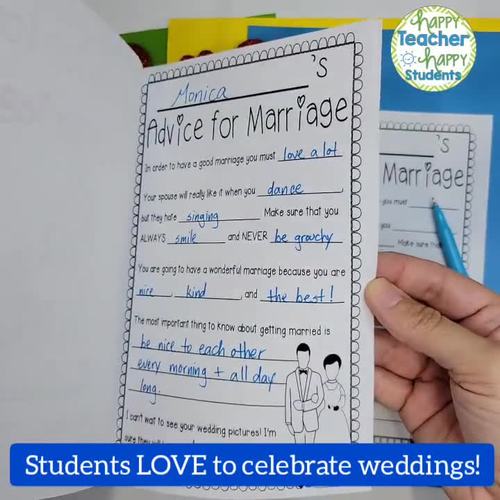 Student Advice for Marriage, Wedding Advice Book, My Teacher is Getting ...