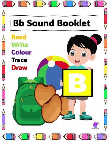 Letter Bb Phonics Worksheet Pack – Early Literacy & Phonics Fun!-Workbook