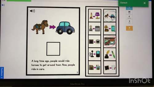 Long Ago And Now/Then And Now Digital Adapted Book Boom Cards | TPT
