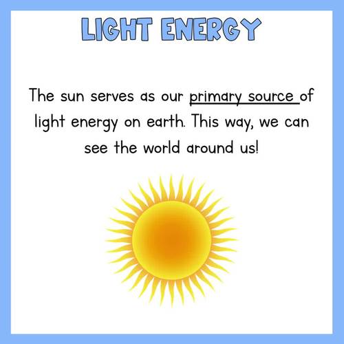 Energy In Our Lives: Science | Full Unit by The Teachers Corner Blog