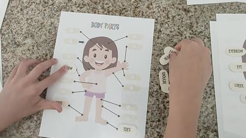 Preschool Body Parts and Emotions Busy Book | TPT