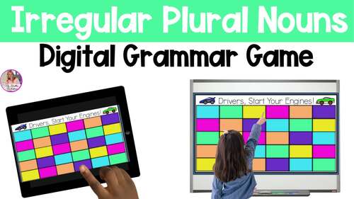 Irregular Plural Nouns Digital Game | Distance Learning by Fiddleheads