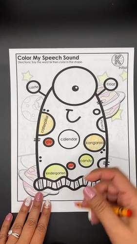 Space Theme Articulation for Speech Therapy by Speech and Joy | TPT