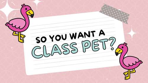 Flamingo Class Pet Journal *Editable by Ms. Jenessa's Desk | TPT