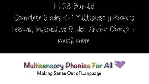 Gr. K-2: OG l SOR l Structured Phonics Lessons & Slides Units 1-5 ...