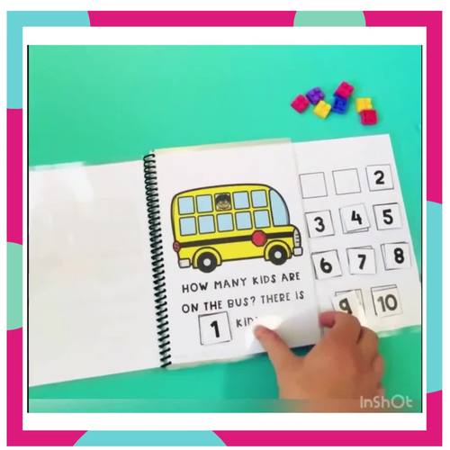 Back to School Counting 1-10 Adapted Books for Sped #sunshinedeals1