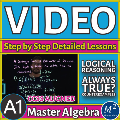 Logical Reasoning & Counterexamples – Algebra 1 Video Lesson by MinuteMath