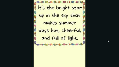 Summer Vocabulary Riddles for End of Year Speech Therapy Activities May ...