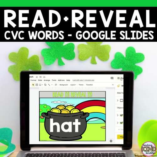 March CVC Word | Interactive Phonics Game | Read + Reveal by Primarily ...