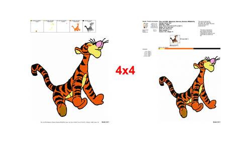 Disney Winnie Pooh Tigger Pouncing Action Sitting Up Playful Tiger ...