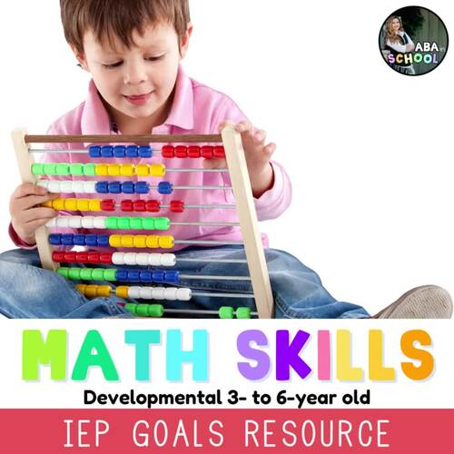 Simple Math IEP goals and objectives tracking for Special Education