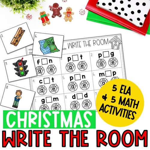 Kindergarten Christmas Activity Bundle by The Kinderhearted Classroom