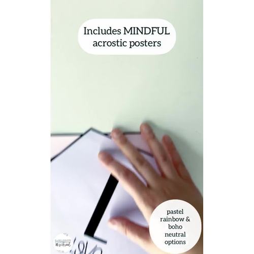 Mindfulness Activities SEL Centers and Breathing Cards for Summer School