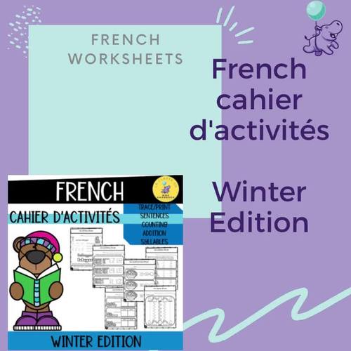 cahier d'activités d'hiver I French Winter Worksheets | TpT