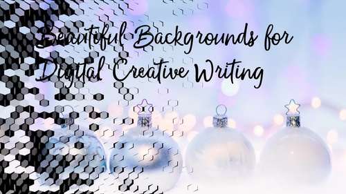 Digital winter theme writing paper by Lessons in a Bubble - Kimberly Jacobs