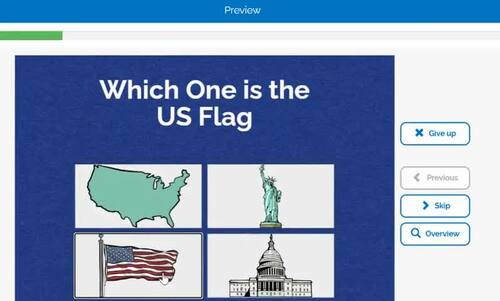 Identifying American Symbols Boom Cards for Special Education Life Skills
